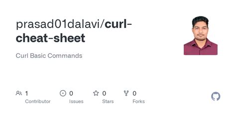Github Prasad01dalavicurl Cheat Sheet Curl Basic Commands