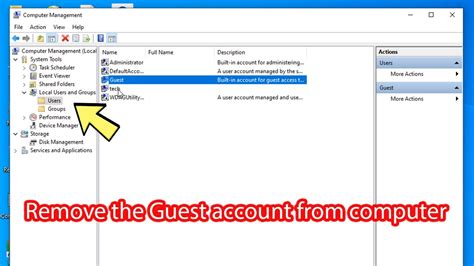 How To Remove Guest Account Windows 10 Youtube