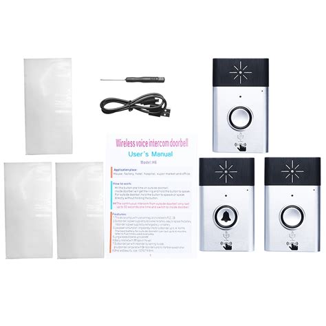 Wireless Voice Intercom Doorbell 2 Way Talk Monito Grandado