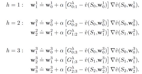 Lambda Eligibility Traces On Line Vs Off Line λ Return Algorithm