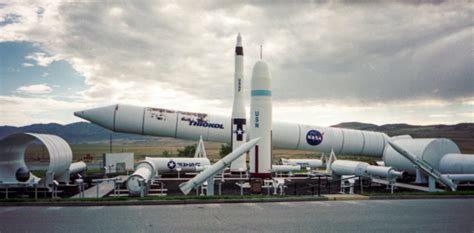 Morton Thiokol Rocket Display A Variety Of Rockets On Disp Flickr