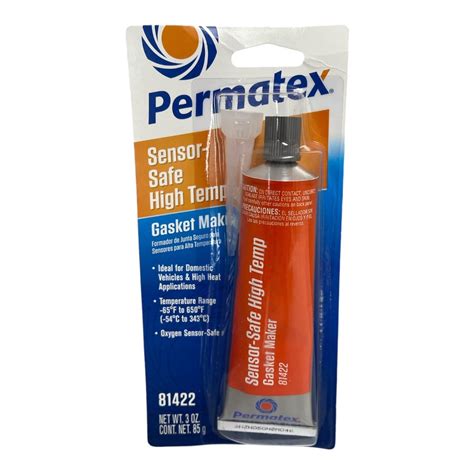 Permatex Sensor Safe High Temp Rtv Silicone Gasket Maker 85g Ampol Sorell Service Station