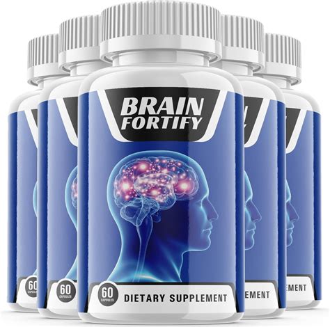 5 Pack Brain Fortify Brain Boost Supplement Dietary Supplement For Focus Memory Clarity