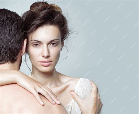 Premium Photo Sexy Couple Of Muscular Man Embracing With Back And