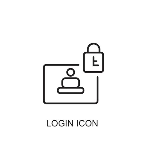 Premium Vector Login Vector Icon Icon