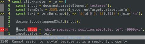 Typescript Ts 2540 Cannot Assign To Style Because It Is A Read Only