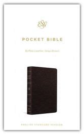 Esv Pocket Bible Genuine Leather Case Of 36