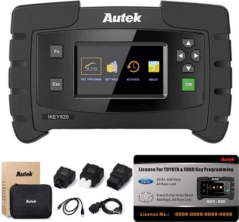Autek Ikey820 Plus Key Fob Programming Tool Obd2 Pin Code Reader Key