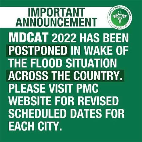 MDCAT Delayed PMC Issues New Schedule For MDCAT