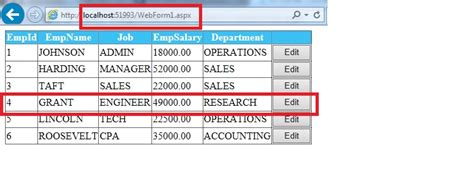 Send Gridview Row Values To Another Page And Update Record Values