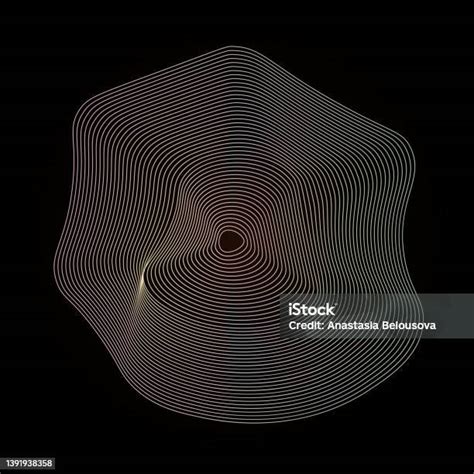 동적 모양 선이있는 벡터 추상 검은 색 배경 선에서 추상화 디자인에 적합한 일러스트레이션 0명에 대한 스톡 벡터 아트 및 기타 이미지 Istock