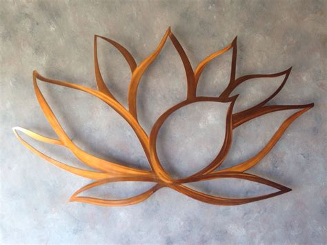 Lotus Flower Metal Wall Art Lotus Metal Art Home Decor Metal Art