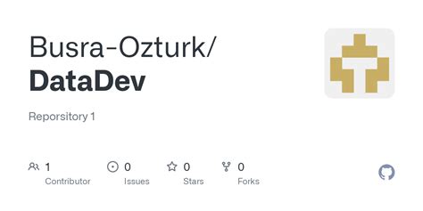 Github Busra Ozturkdatadev Reporsitory 1