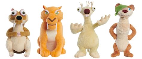 Ice Age Plush Toys 4 Piece Set Just 742 On Amazon Regularly 27