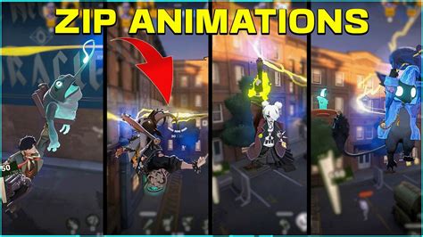 Deadlock Unique Zipline Animations Youtube
