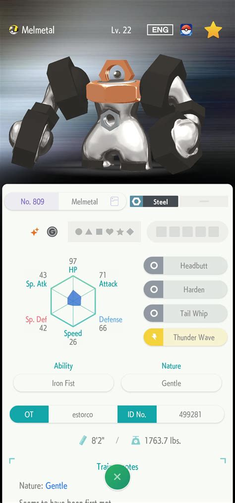 Finally Got A Shiny Melmetal Rpokemonhome