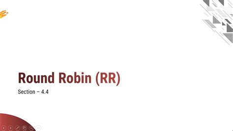 211 Round Robin Rr Scheduling Algorithm Os Youtube
