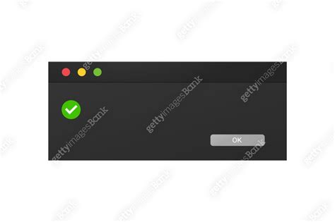 Dark Dialogue Box Interface System Message Popup In A Night Mode 이미지 1168446104 게티이미지뱅크