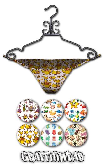 Second Life Marketplace Graffitiwear Playful Pretty Panties