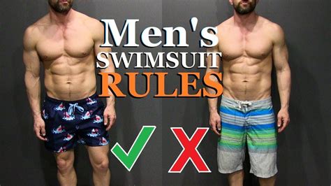 6 Swimsuit Rules All Men Should Follow Youtube