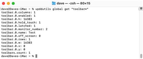 toolbar api