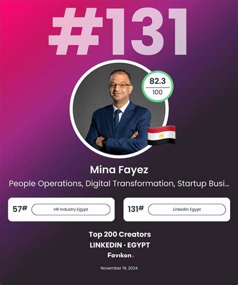 Mina Fayez On Linkedin Linkedin Hr Favikon Tophrcreators