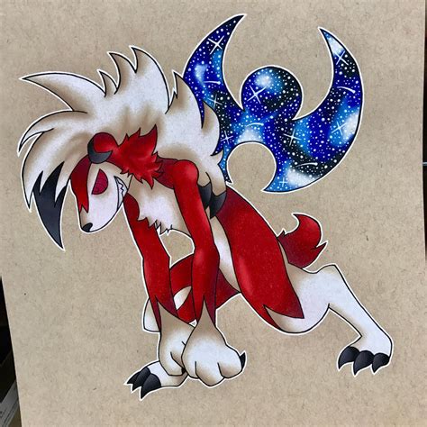 Lycanroc Midnight Form By Ankandart On Deviantart
