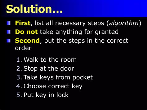 Visual Problem Solving Lecture Pptx Computing Technology And Computing