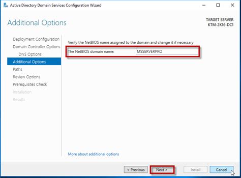 Installing Active Directory Domain Controller On Windows Server Ms Server Pro