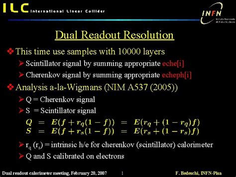 Dual Readout Resolution V This Time Use Samples