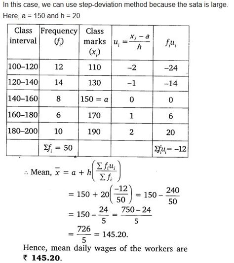 Ncert Solutions For Class 10 Maths Chapter 14 Statistics Ex 14 1