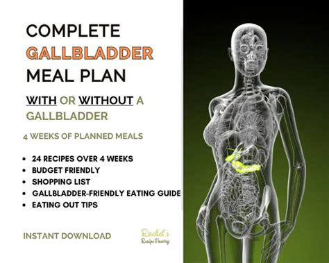 Gallbladder Diet Menu Plan 7 Day Guide To Foods And Meals Rachels
