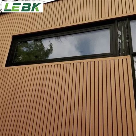 Waterproof Wpc Wall Cladding Moisture And Mold Resistant Lebk Plastic Wood