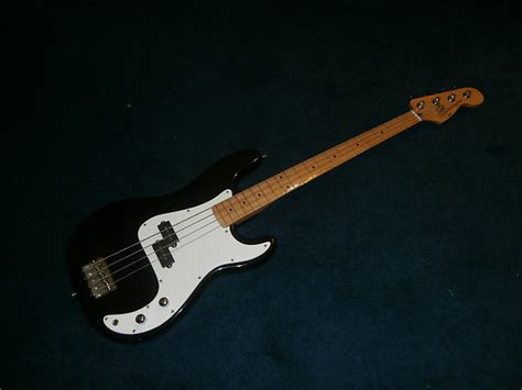 1991 Squier Ii Precision Bass Guitar W Gig Bag Made In Reverb