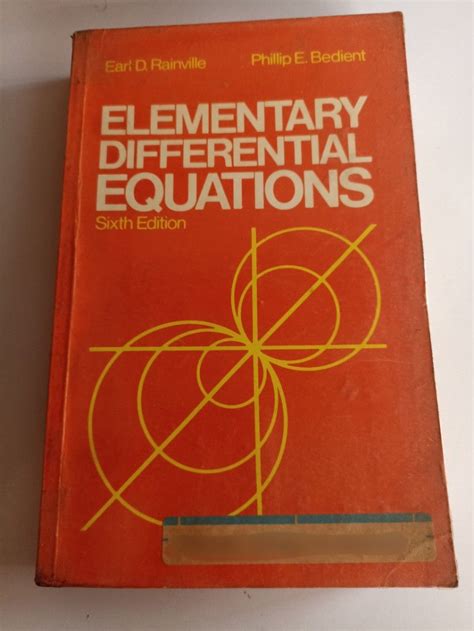 Elementary Differential Equations Hobbies And Toys Books And Magazines