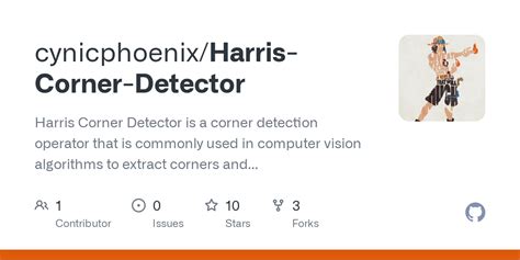 Github Cynicphoenix Harris Corner Detector Harris Corner Detector Is A Corner Detection