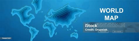 승진 배너에 대한 세계 종이 컷 기호입니다 가로 종이 컷 그림입니다 지구 실루엣 템플릿 그림 개념입니다 웹 사이트 디자인 3차원 형태에 대한 스톡 벡터 아트 및 기타 이미지