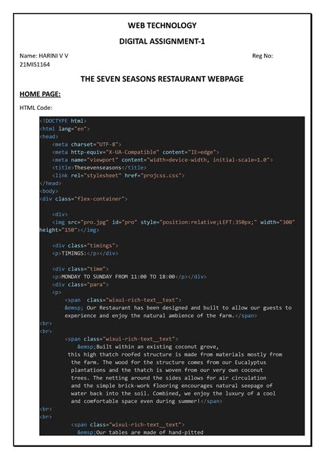 WEB Technology CSS Web Technologies VIT Studocu