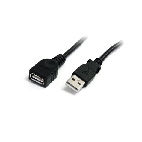 6 Ft Black Usb 20 Extension Cable A To A Mf Startech