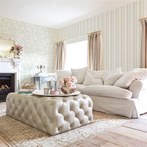 Shabby Chic By Rachel Ashwell By Rachel Ashwell Watercolour Stripe 10m X 52cm Wallpaper Roll