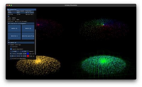 3d N Body Simulation With Multi Threaded Barnes Hut Approximation Can Holds Up To 100k Bodies