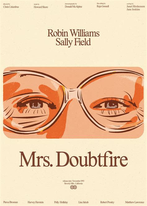 Mrs Doubtfire Movie Poster