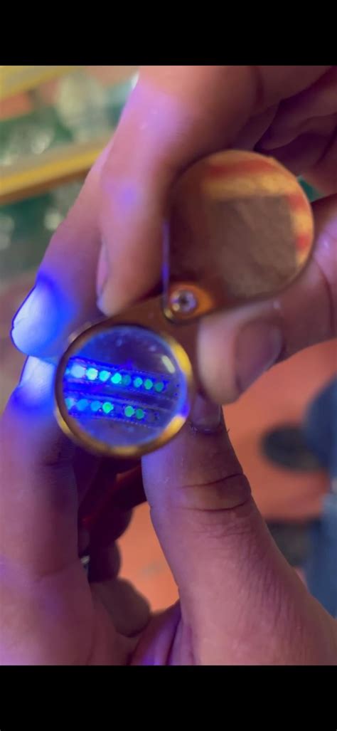 Today I Found The Smallest Uranium Glass Gems Ive Ever Seen R