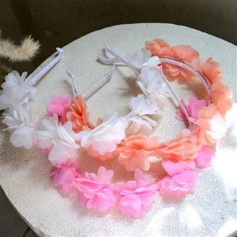 خرید و قیمت گلسر تل مو مجلسی پرنسسی پف دار تل مو صورتی ، گل‌بهی و سفید هاج و واج Hajvavaj ترب