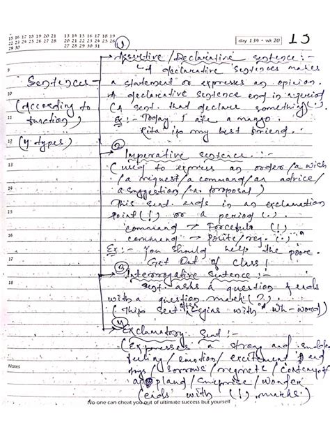 Types Of Sentence And Comparisonpeo Pdf