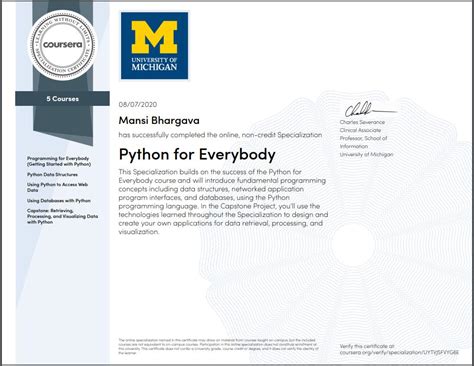 Mansi Bhargava On Linkedin Lockdownlearning Pythonforeverybody Coursera