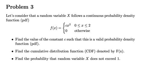 Solved Let S Consider That A Random Variable X Follows A Chegg