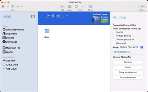 KB Corel Zipping Files With WinZip For Mac