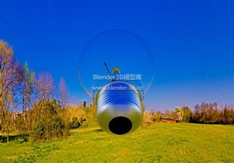 Blender 白炽电灯泡3d模型素材资源免费下载 Blender3d模型库