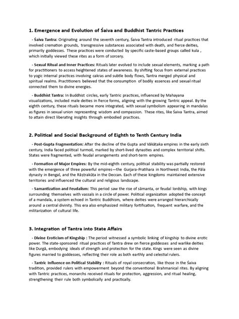 Summarization Of Tantra And State Raihanroyals Pdf Tantra Vajrayana